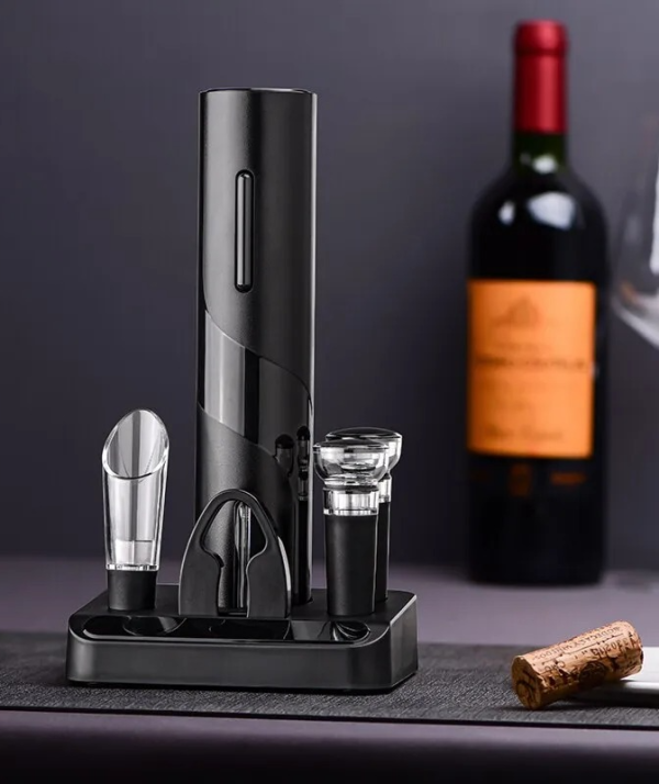 Ouvre-bouteille de vin électrique - Coffret à Vin | TurkAf